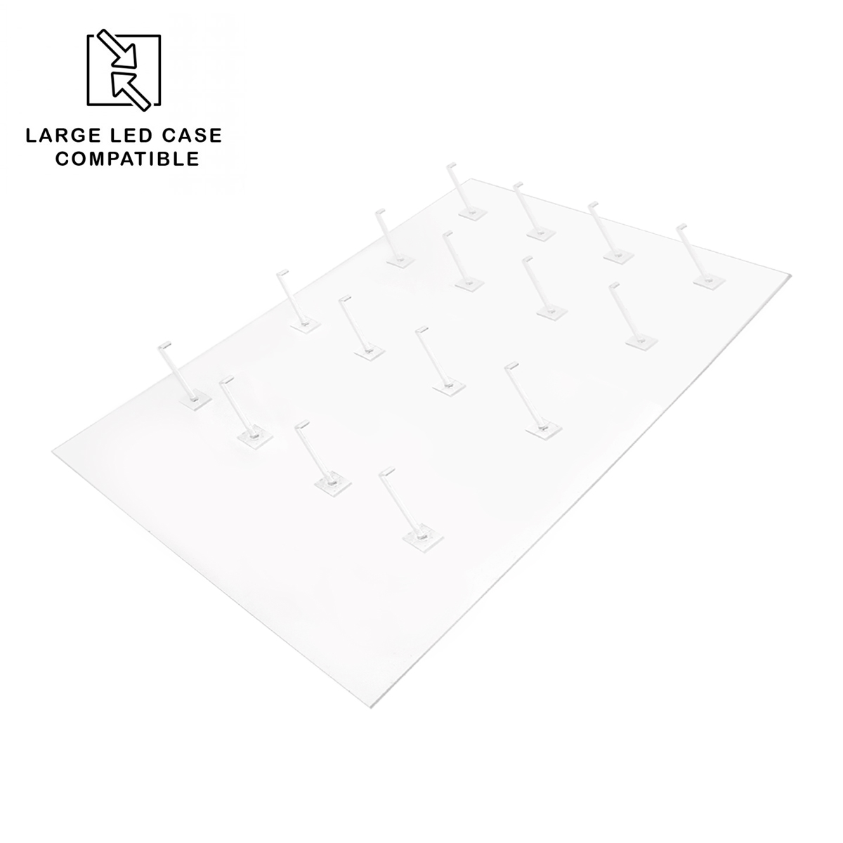 4X4 ACRYLIC INSERT TRAY PANEL FOR MULTIPLE PURPOSE USE