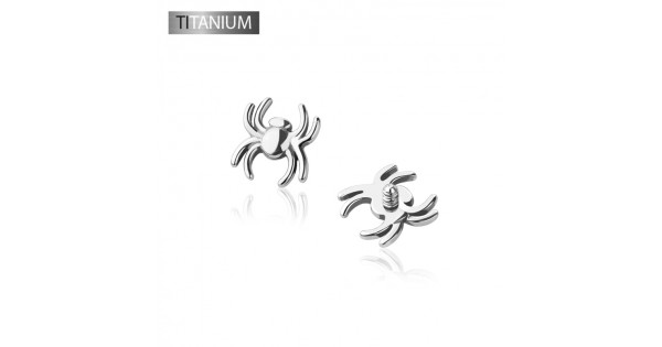SPIDER IMPLANT GRADE TITANIUM INTERNALLY THREADED DERMAL ANCHOR TOP(TOP ...