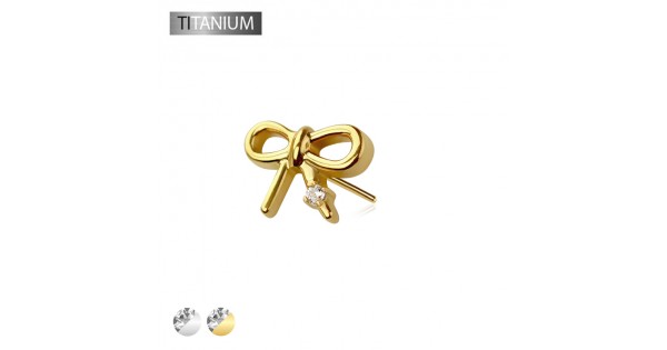 IMPLANT GRADE TITANIUM THREADLESS PUSH IN RIBBON CZ TOP PART-Wholesale ...