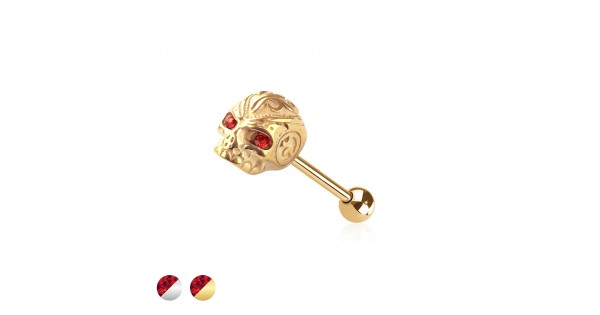 316L SURGICAL STEEL ALIEN HEAD TONGUE BARBELL -Wholesale Body Jewelry ...